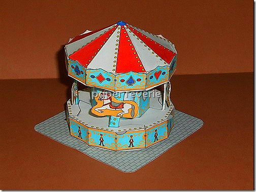paper reverie: Papercraft: Merry-Go-Round